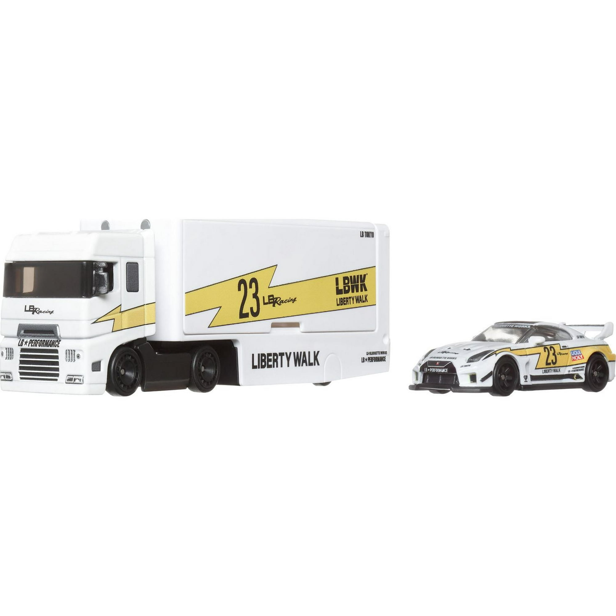 Click here for Hot Wheels Nissan 35gt Rr & Flipsider Hauler Vehic... prices