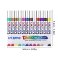Oil Based Marker, Medium Point, Assorted Inks, Paint Marker Pens Fine ...