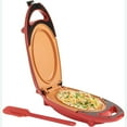 Red Copper 5 Minute Chef Electric Frying Pan Smokeless Nonstick Pan ...