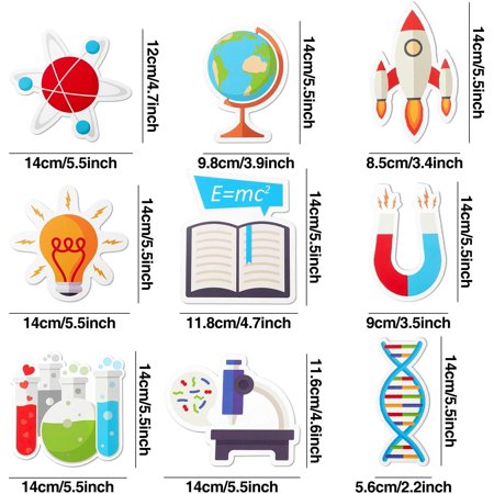 45 Pieces Science Cut-Outs Science Lab Accents Mix Versatile Science ...