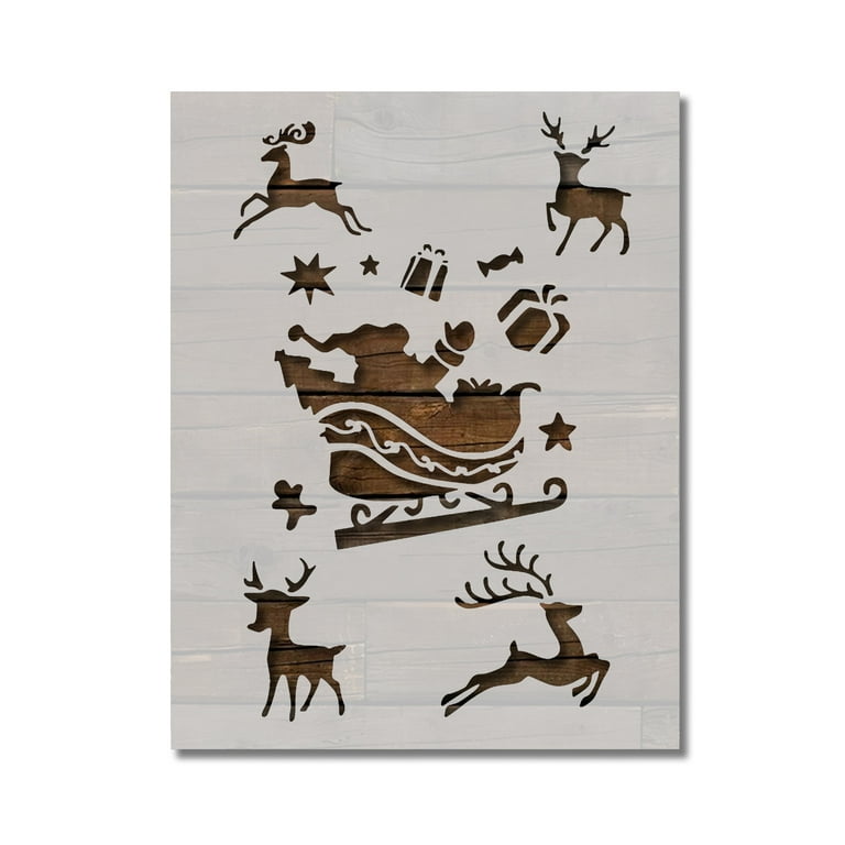 Santa Sled Template