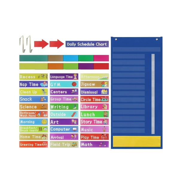 TISHITA Daily Classroom Calendar Office Organization Daily Schedule ...