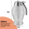verlacoda Honey Dispenser with Base No Drip Syrup Dispenser Reusable ...