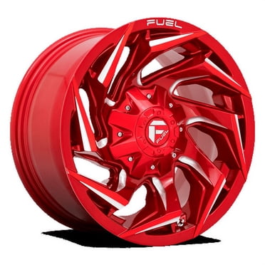 Fuel 1Pc D695 Covert 17X9 8X170 1Et 71.5Cb Candy Red Black Bead Ring ...