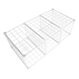 AURARMLET White Iron Wire Divider Rack for Chest Freezer Refrigerator ...