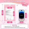 300 PCS Multicolor Resealable Mylar Bags 6.3×9.4 In Smell Proof Foil ...