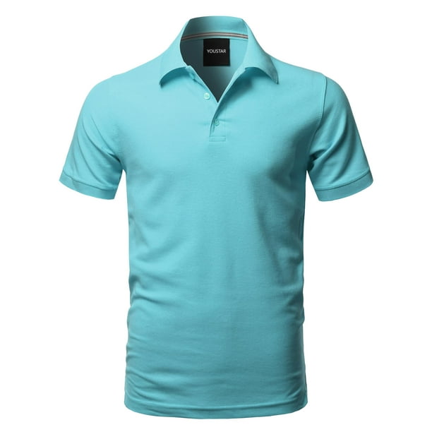 FashionOutfit Men's Solid Short Sleeves Basic Quality Side Slit ...