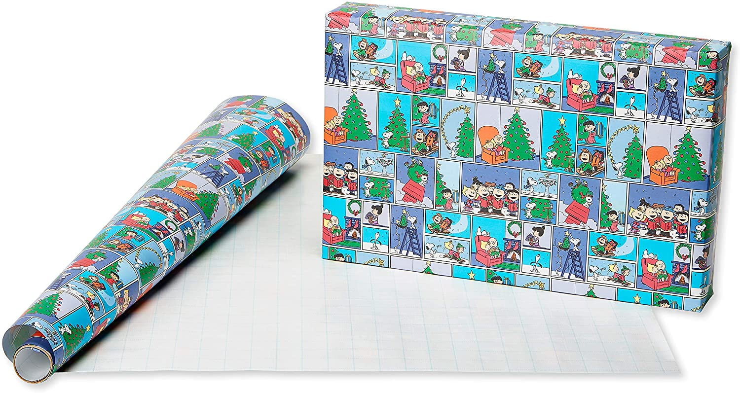 Paper & Party Supplies Gift Wrapping Paper 3 Rolls Peanuts Snoopy ...