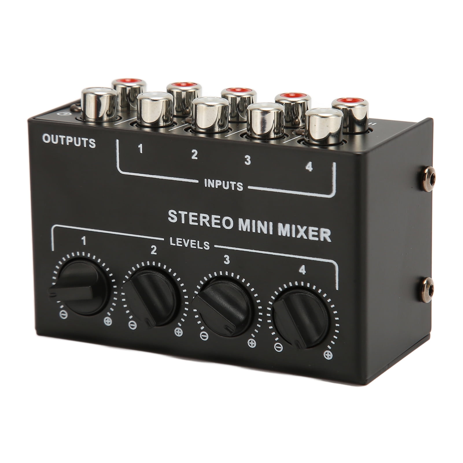 Passive Mixer 4 Channel Line Mixer Mini Sound Mixer Stereo Line Mixer ...