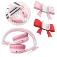 2 Pack Silicone Bows for Toniebox 2 Headphones Cute 3D DIY Decoration ...