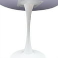 31.5" Round Tulip Dining Table, Mid‑Century Modern White Pedestal Table ...