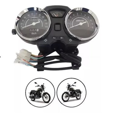 Sinyiin Multifunctional LED Tachometer Digital Motorcycle Dashboard ...