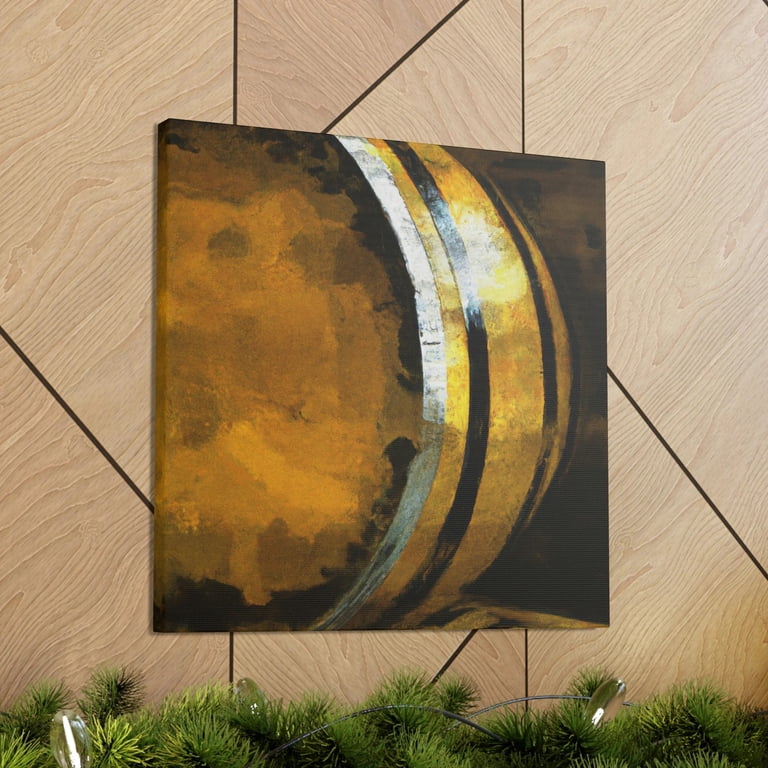 Whiskey Barrel Painting