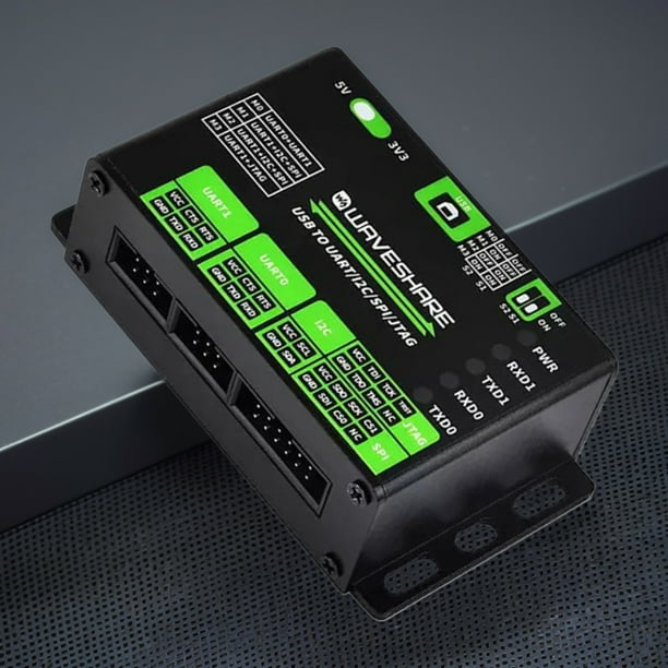 Convertidor USB a UART/I2C/SPI/JTAG Múltiples circuitos de protección ...