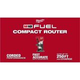 Milwaukee M18 FUEL 18V Compact Router, Cordless Tool Power with ...