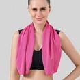 Cooling Towels for Neck and Face, 2 Pack 35"x12" Soft Breathable Yoga ...