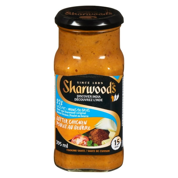 SHARWOOD'S BUTTER CHICKEN LITE COOKING SAUCE - Walmart.ca