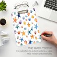 Acrylic Writing Board Gold 12.5*9 Inch Clipboards Transparent Acrylic ...