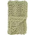 Fennco Styles Chunky Cable Knit Throw Blanket 50" W X 60" L – Natural ...