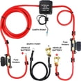 12V Dual Battery Isolation Kit,6m Split Charge Relay System with 140AMP ...