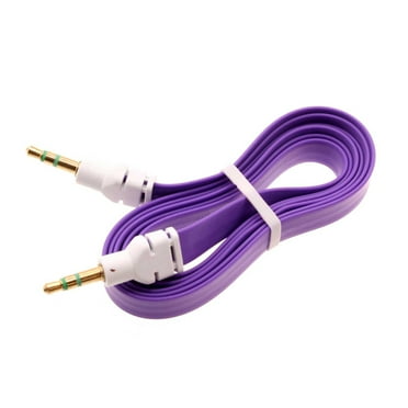 Griffin Flat Aux Cable - audio cable - 3 ft - Walmart.com