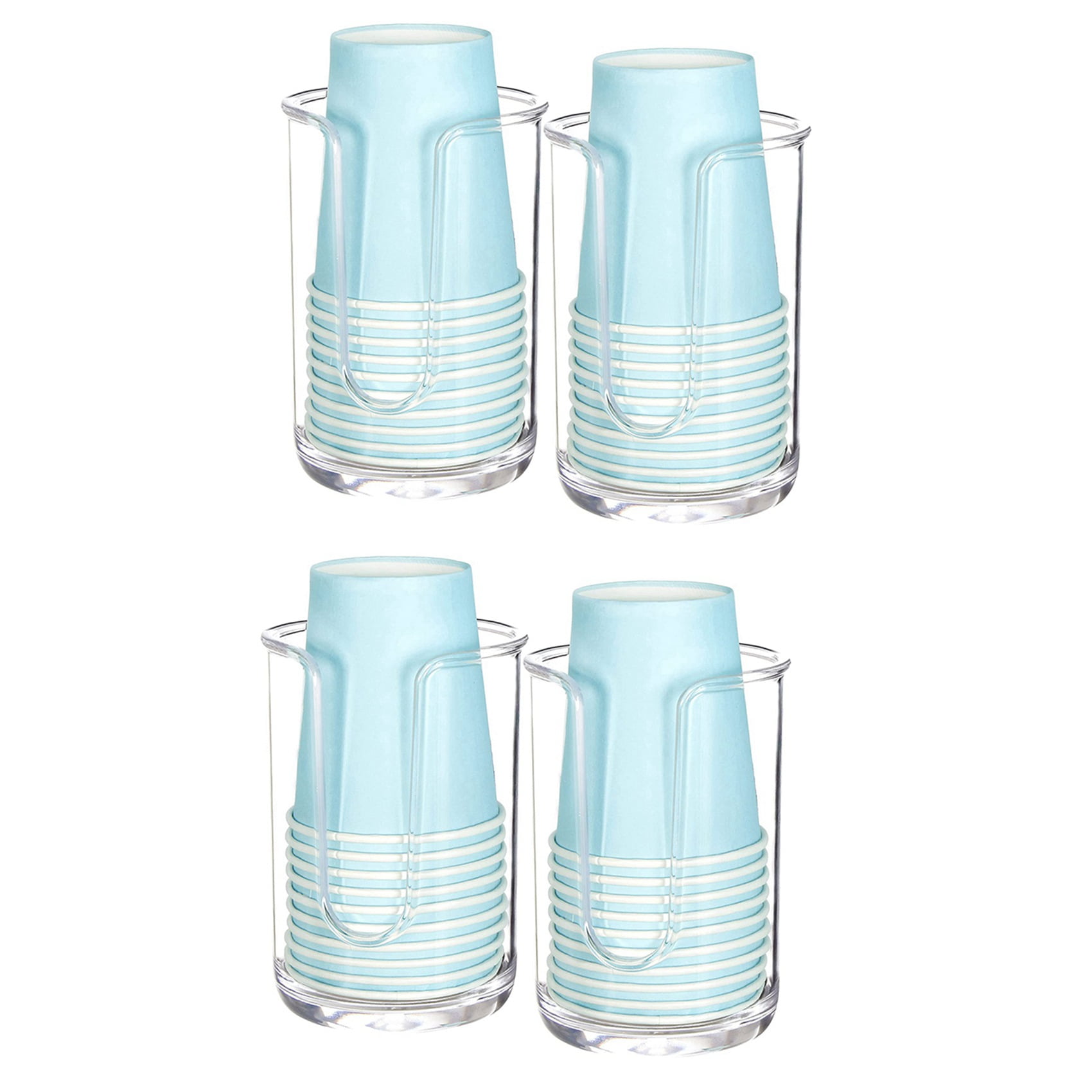 Click here for Unbranded 4x Acrylic Bathroom Cup Dispenser Holder... prices