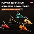 5Pcs Plastic Hard Cicada Lure Jigs Hook Floating Saltwater Fish Lure ...