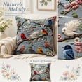 2026 Floral and Bird Cushion Cover Soft and Skin-Friendly Velvet Sofa ...