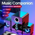 USB Powered Wired & Bluetooth 2-in-1 Computer Speakers Home Theater ...