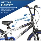 "Kent 20"" Ambush BMX Boy's Bike, Blue, Lightweight, Sturdy, Front ...