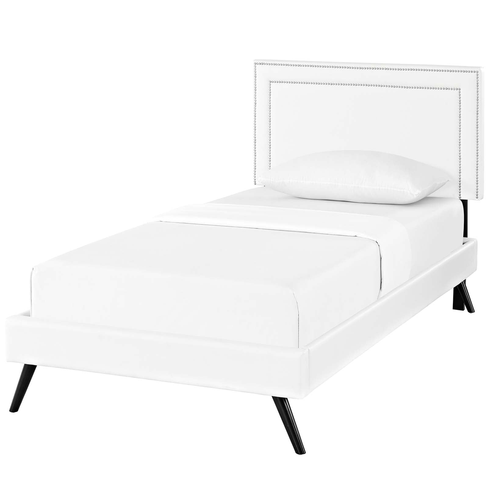 Modern Contemporary Urban Design Bedroom Twin Size Platform Bed Frame ...