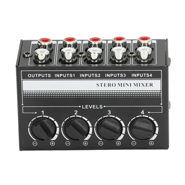 Mini mezclador estéreo pasivo, CX400 Mini estéreo pasivo Mini mezclador ...