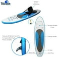 SereneLife Thunder Wave SUP - 10 Foot Inflatable Stand Up Water Paddle ...