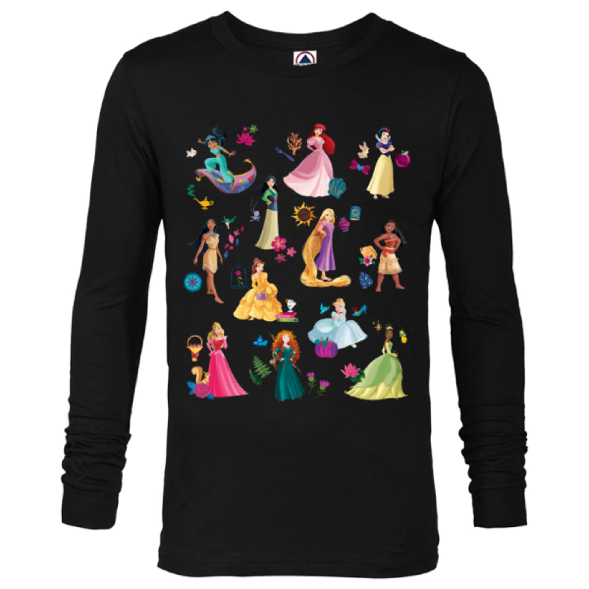 Disney Princess Magical Print - Long Sleeve T-Shirt for Men ...