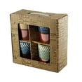 House 2 Home, 4 Pc 11oz Ceramic Coffee Mug Set - Walmart.com