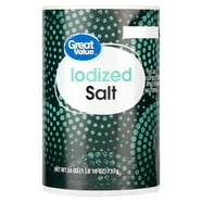LA FINA IODIZED TABLE SALT 26 OZ CANISTER - Walmart.com