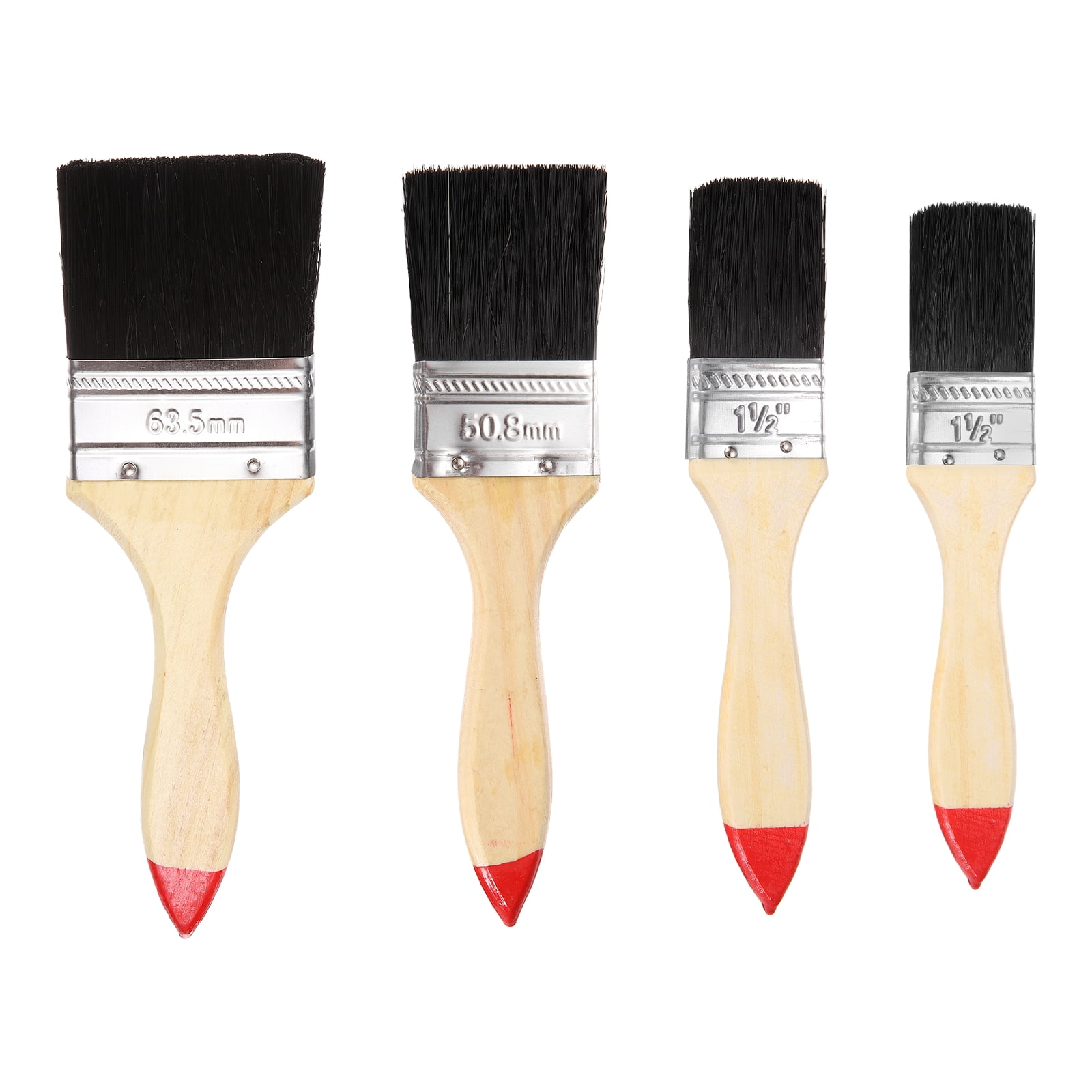 Click here for Uxcell 4pcs Chip Paint Brush 1+1.5+2+2.5 Flat Pain... prices