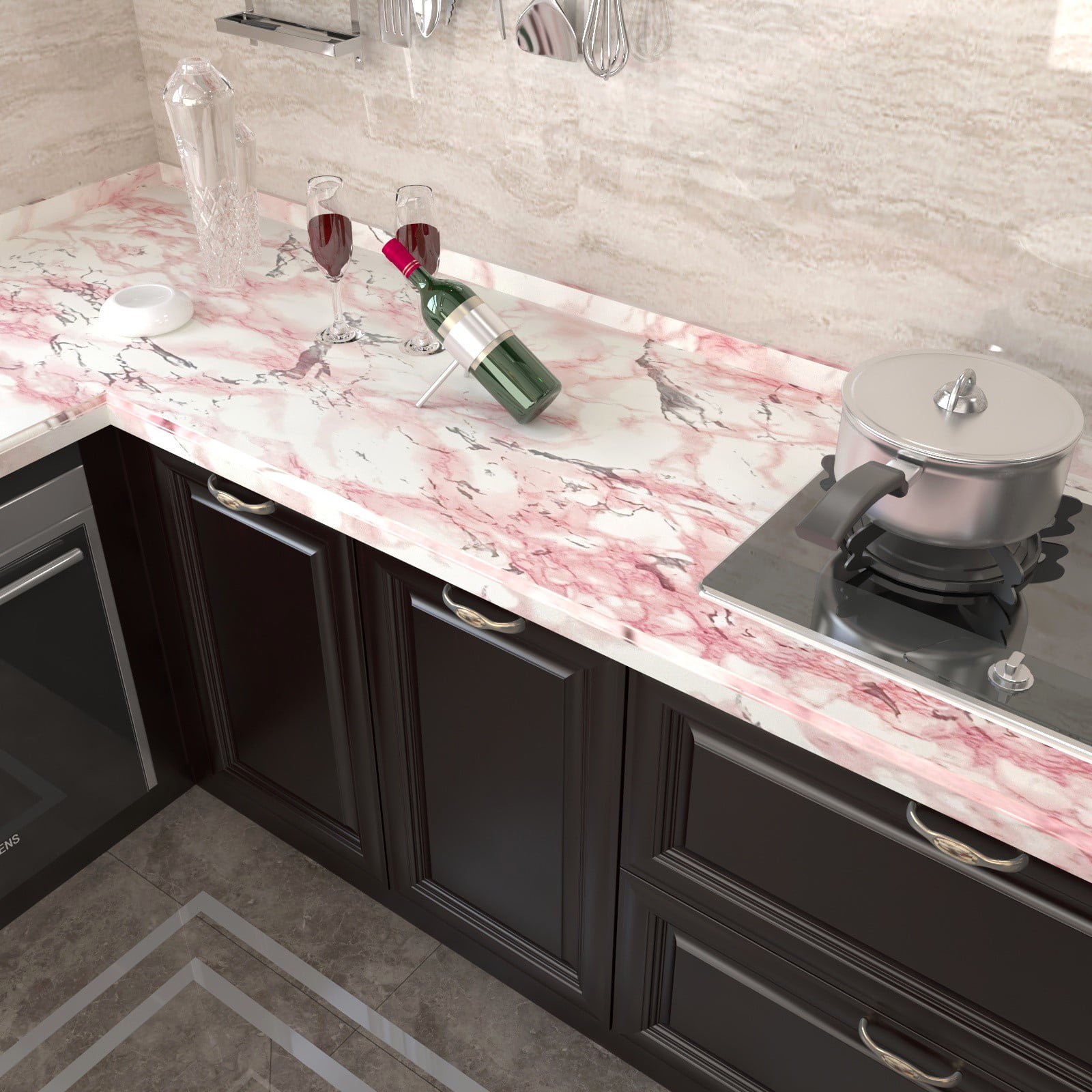 Pink Marble Countertops