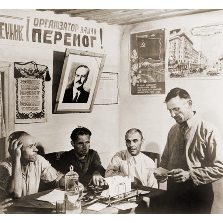 At A Soviet Era Collection Farm In Russia History (24 x 18) | Walmart ...