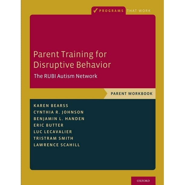 Parent Training for Disruptive Behavior : The Rubi Autism Network ...