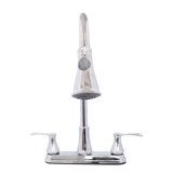 WMF-8201ZNL-CP - Hybrid Metal Deck Kitchen Sink Faucet Double Handle ...
