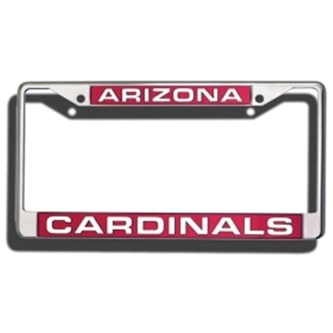 Arizona Cardinals License Plate Frame Laser Cut Chrome - Walmart.com