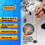 FlexiSnake Drain Weasel Pro, Hair Clog Remover Tool, Drainage Cleaner ...