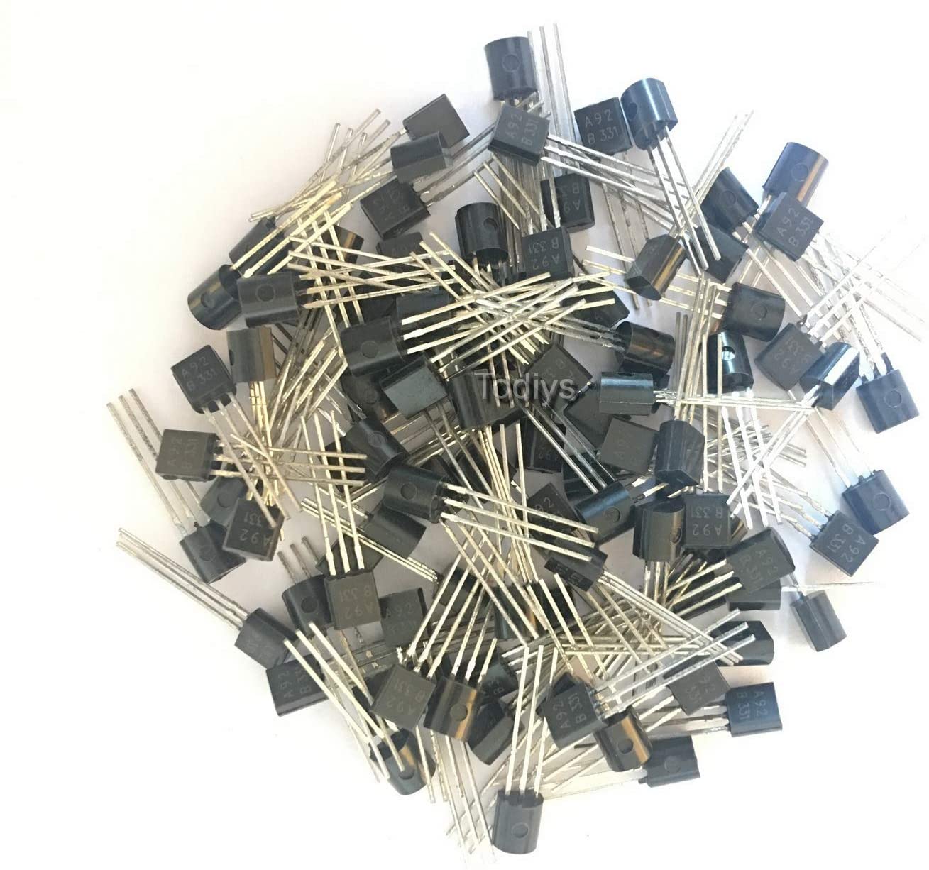 Dyfrio New 50Pcs for A92 MPSA92 500mA 300V TO-92 PNP High Voltage DIP ...
