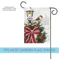 Toland Home Garden Small Holiday Xmas House Outdoor Snowy Wreath Winter ...