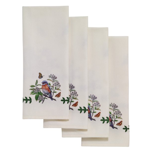 Botanic Birds Napkin - Set of 4 - Walmart.com