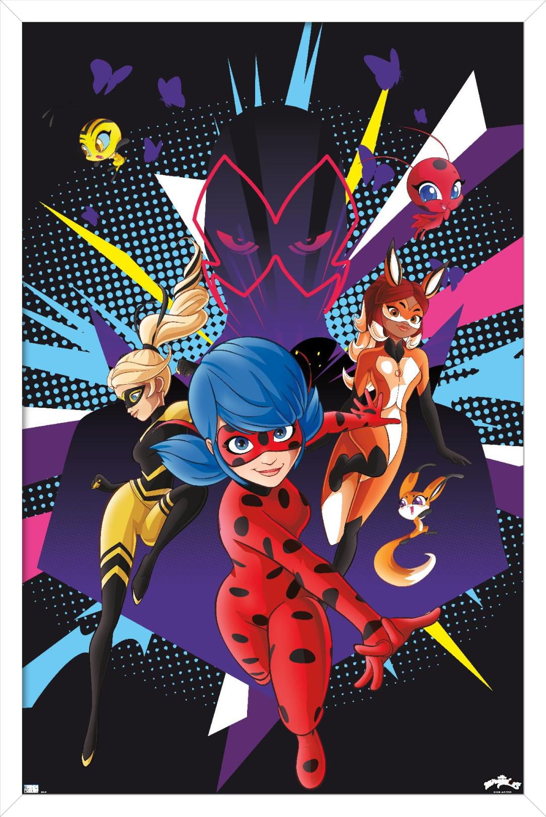 Miraculous - Group Wall Poster, 14.725" x 22.375", Framed - Walmart.com