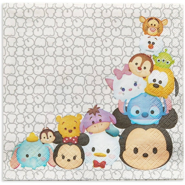 Tsum Tsum Party Paper Lunch Napkins, 16ct - Walmart.com