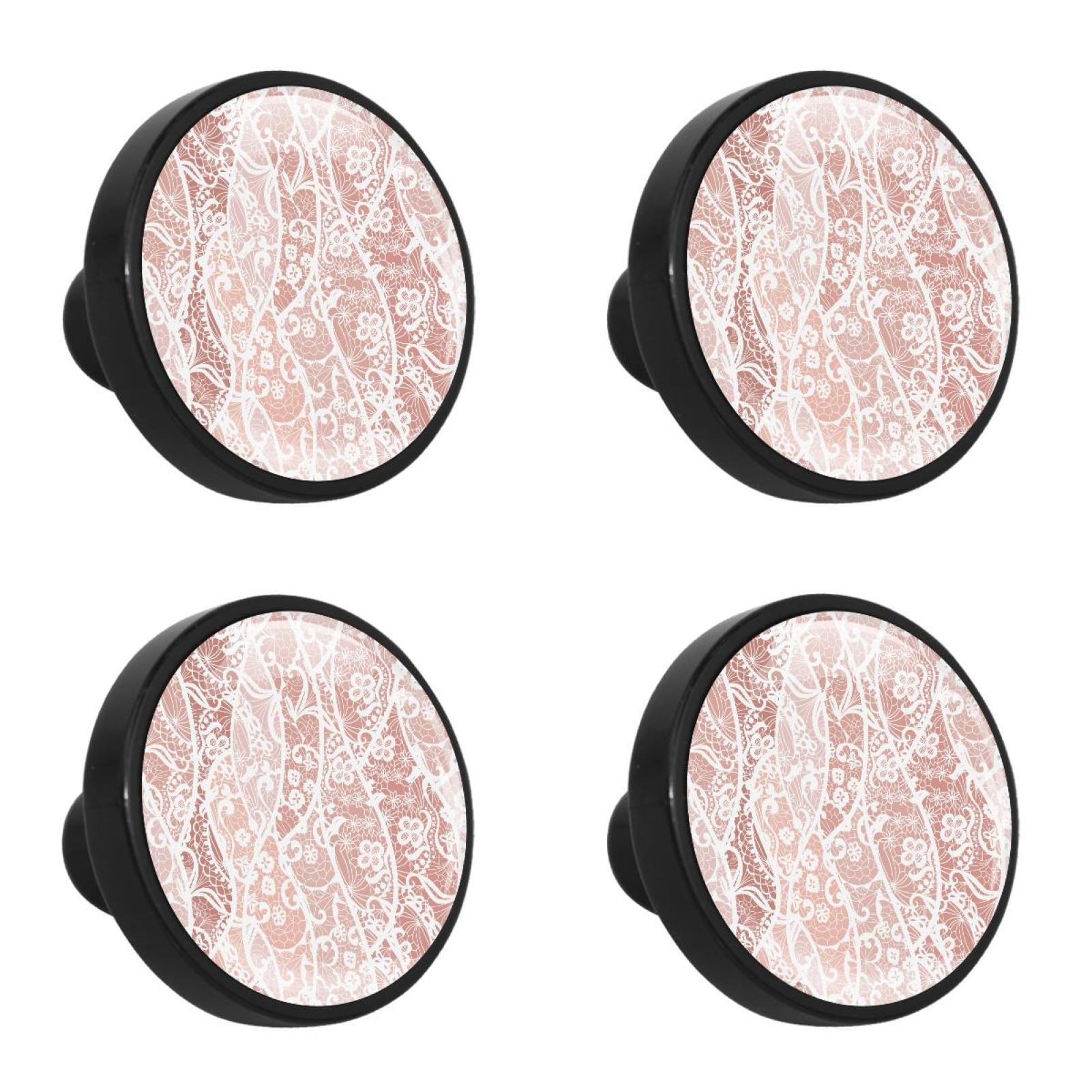 4 Pcs Old Lace Floral Knobs for Kitchen Cabinet Cupboard Dresser ...