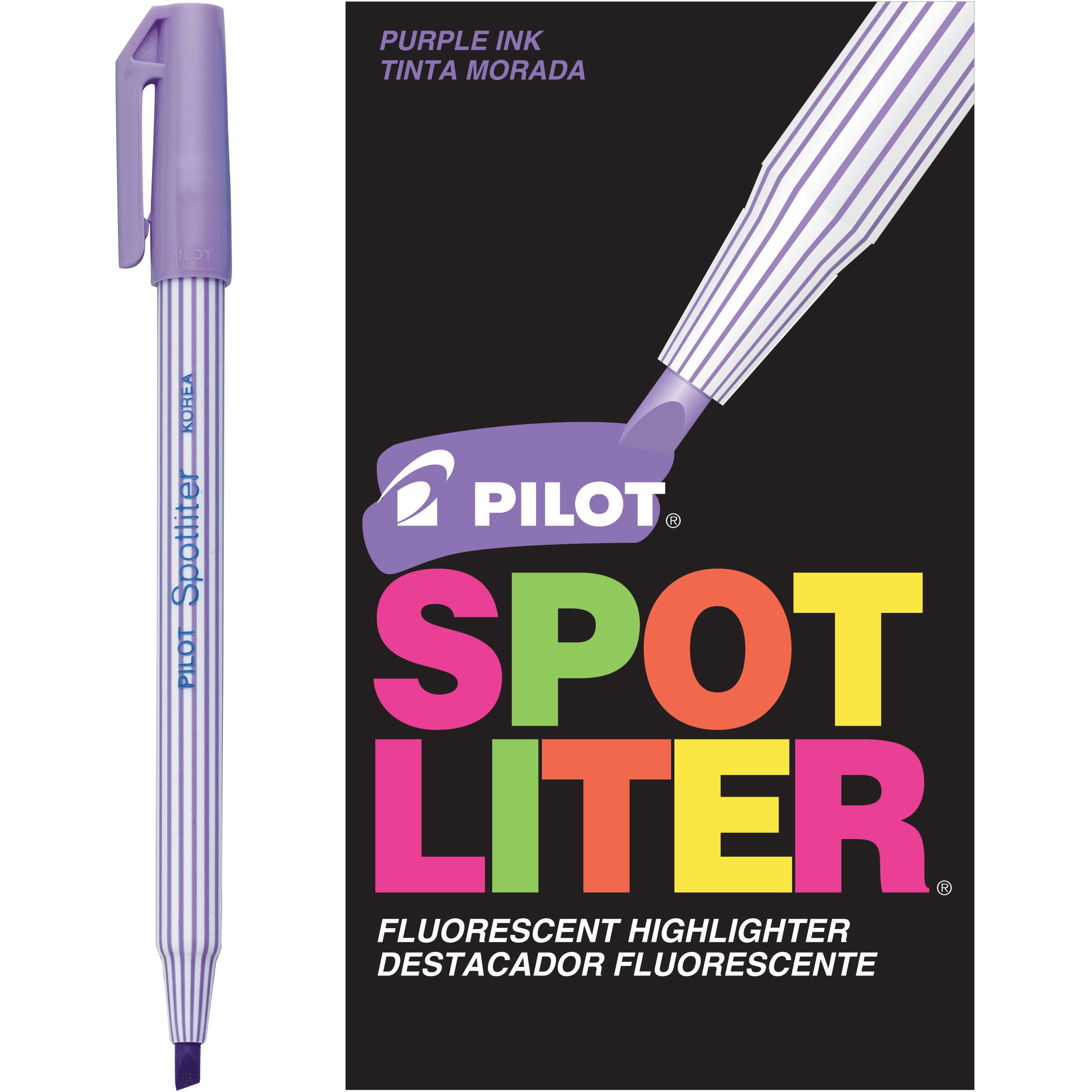 Pilot Spotliter Fluorescent Highlighters, Medium Chisel Tip (3.5mm ...